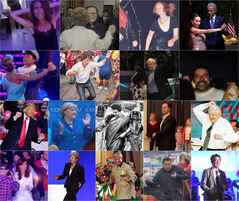 Famous World Leaders Collage