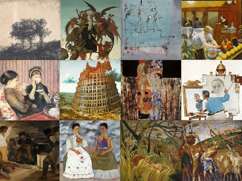 Twelve Famous 'T' Paintings Quiz - By Flick