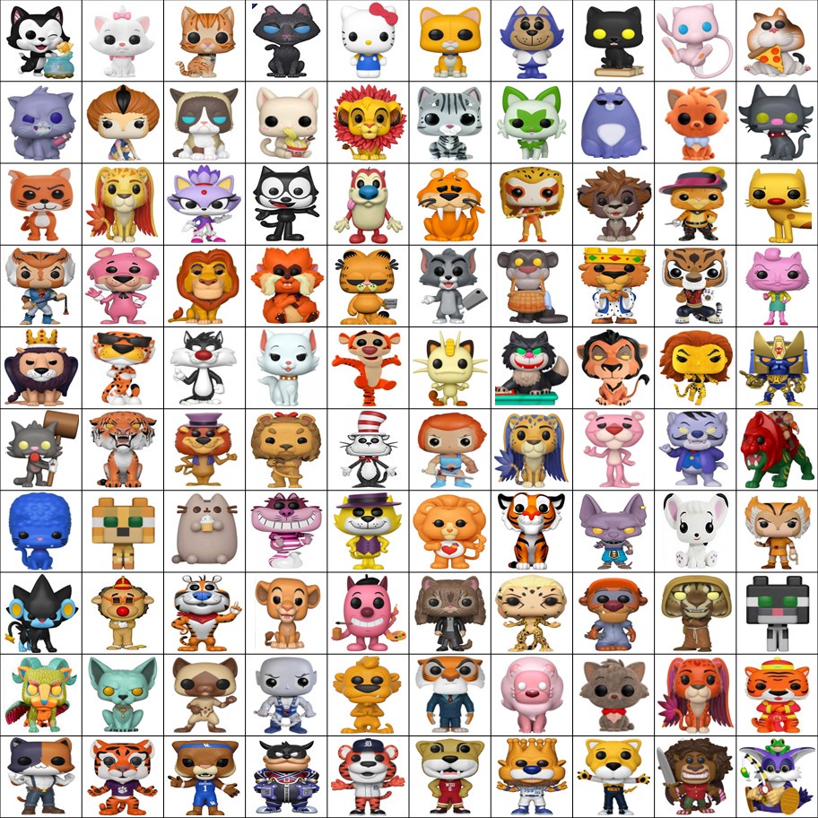 100 Feline Funko Pops Quiz - By ddd62291