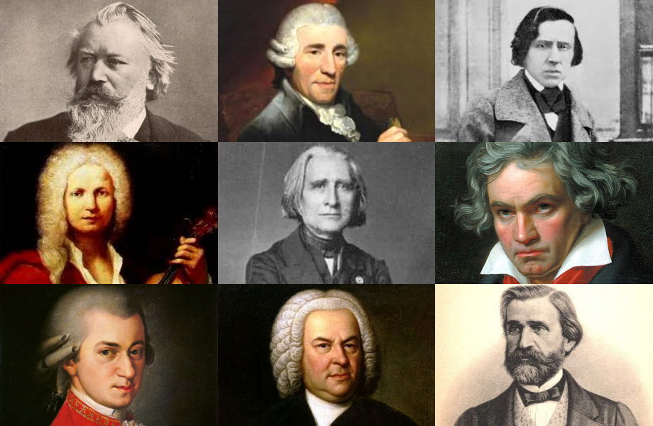 Composers by 3 Songs Quiz - By nibperrychub