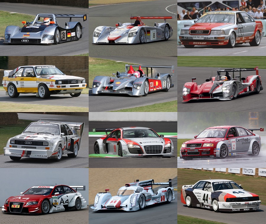 Find the Audi Racing Cars Quiz - By alvir28