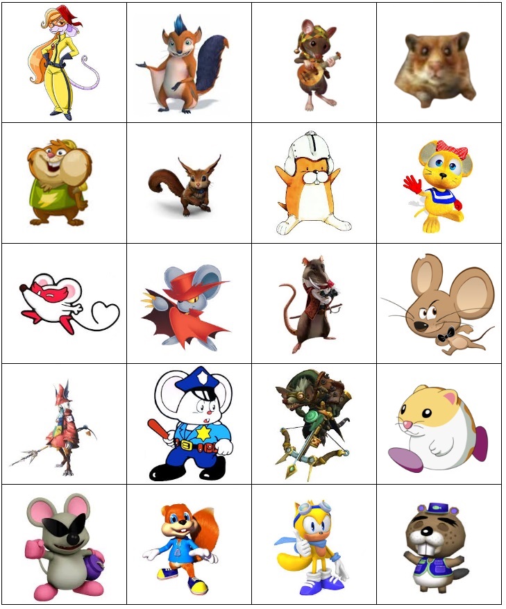 Video Game Rodents Quiz - By JackDots