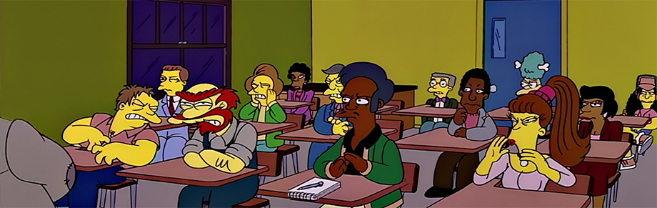 Simpsons Characters in Homer's Marriage Class Quiz - By Sheldon