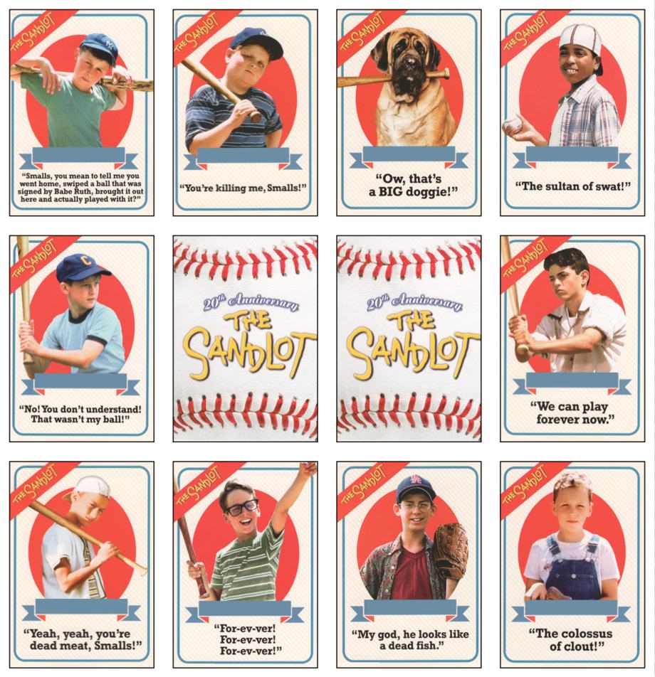 Sandlot Characters by Trading Card Quiz - By geronimostilton