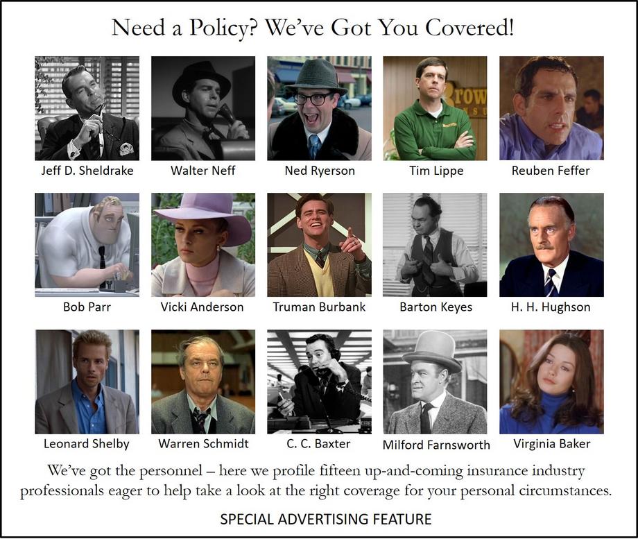 Insurance Agents at the Movies Quiz - By beisaa