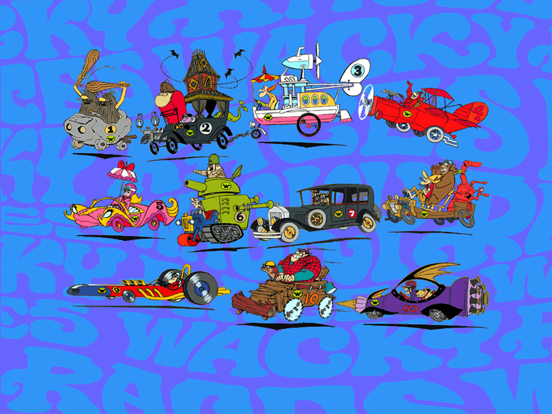 Wacky Races Picture Click Quiz - By qlh27