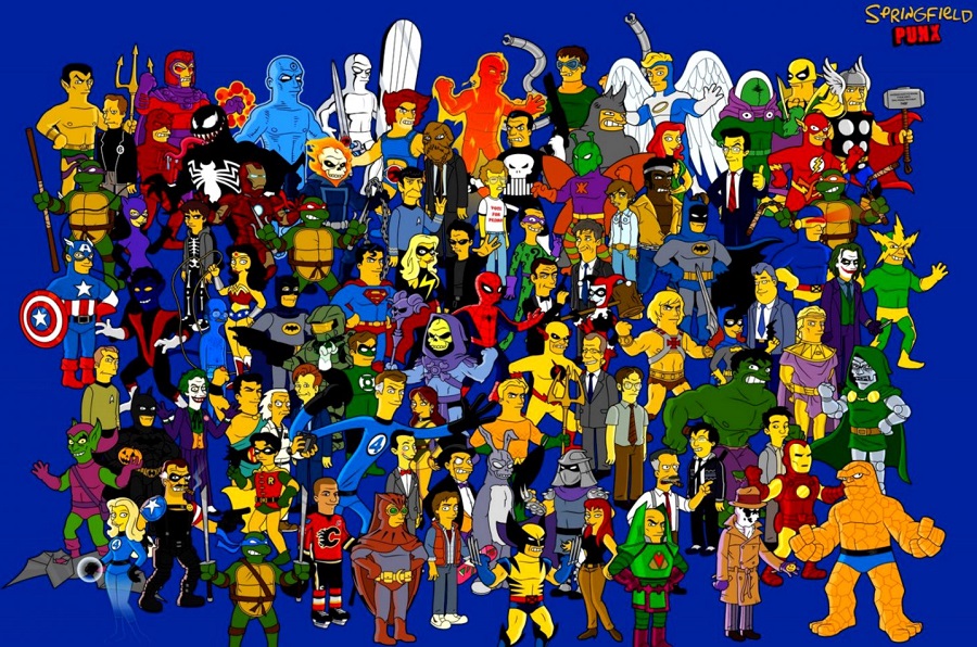Simpsonized Character Picture Click Quiz - By shorlin