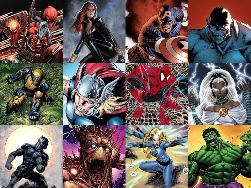 Marvel Characters Names And Pictures