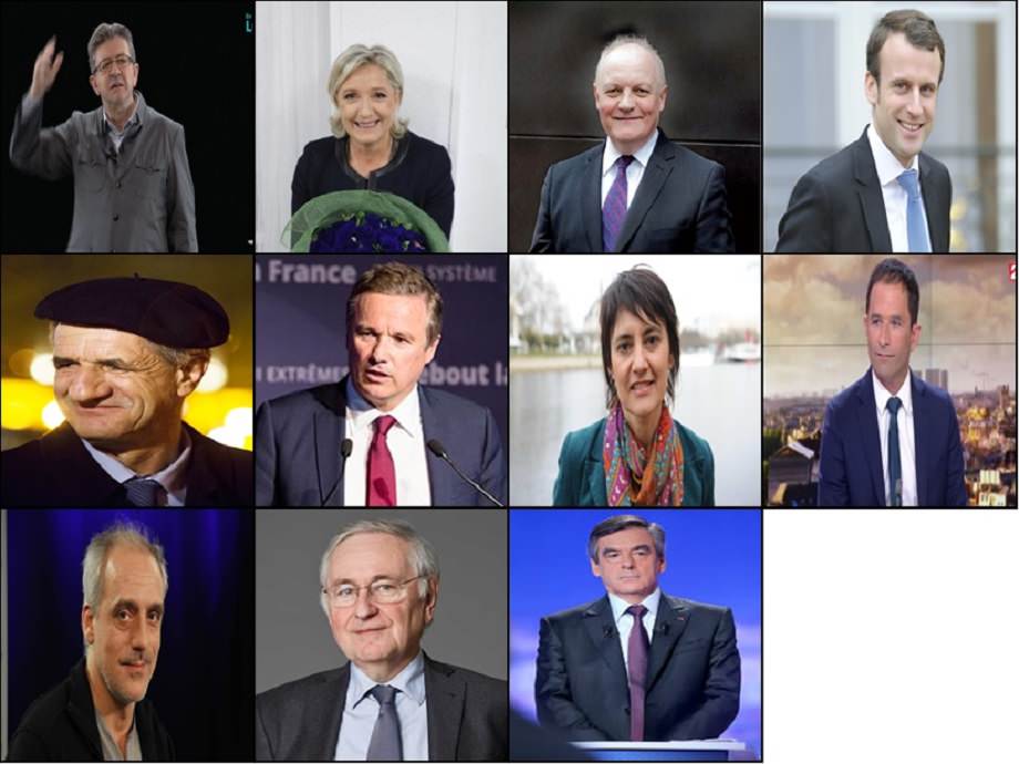 Candidates to French presidential elections 2017 Quiz - By Schweinsteignah