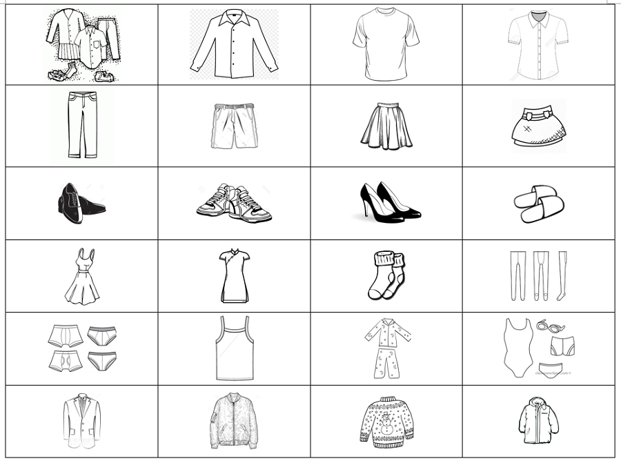 Click the correct clothing in Mandarin (pinyin) (Copy) Quiz - By Fei_Laoshi