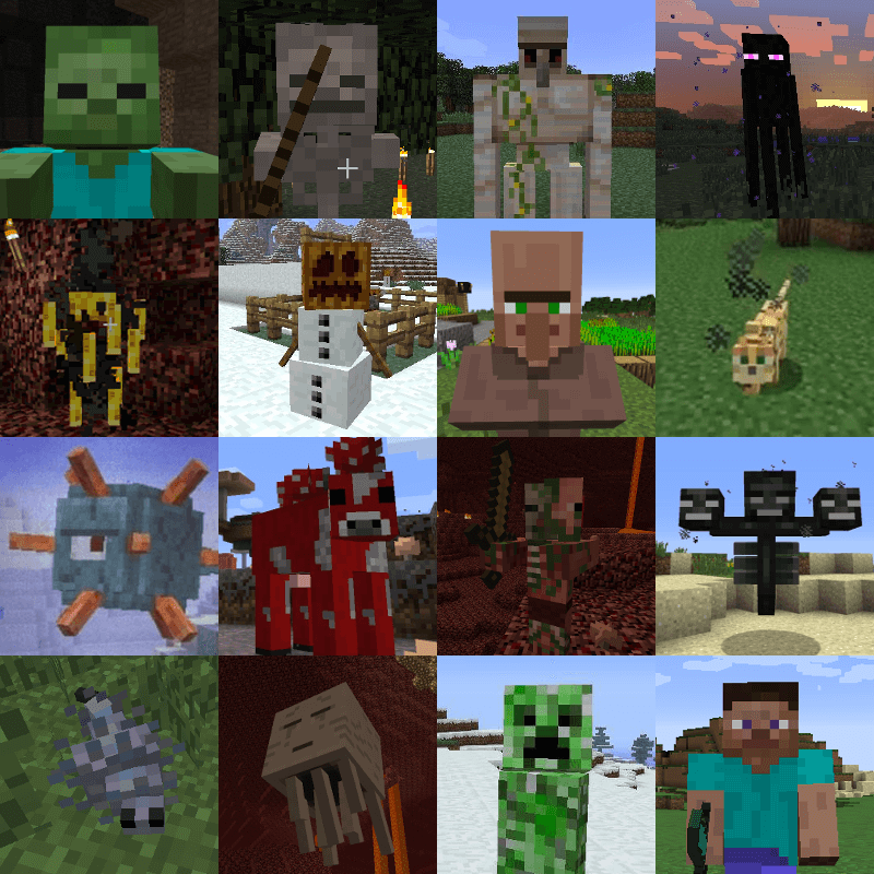 Minecraft Character Blitz Quiz - By Thebiguglyalien