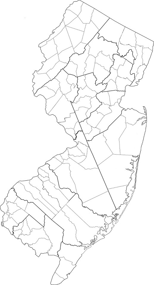 On a Map: New Jersey's Original 104 Quiz - By mikenew