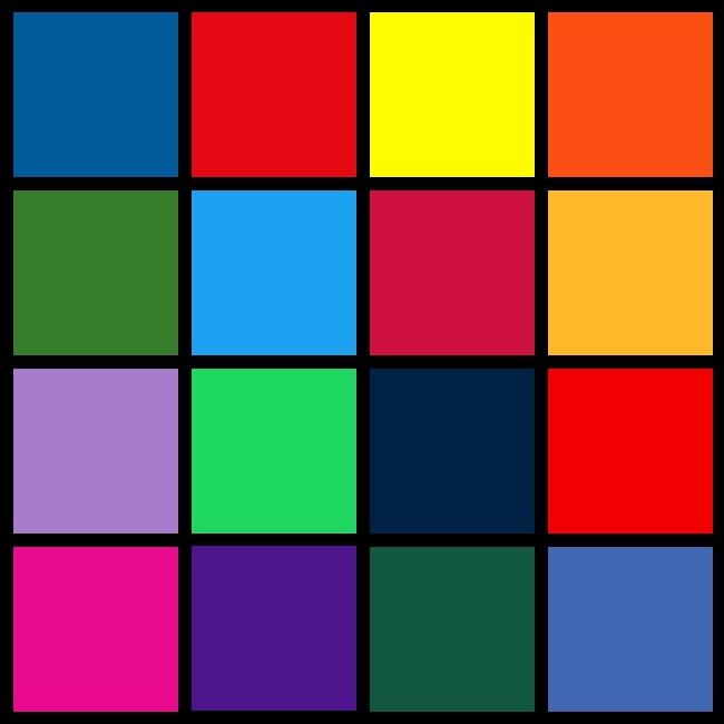 Famous Colors Quiz - By jimbaz