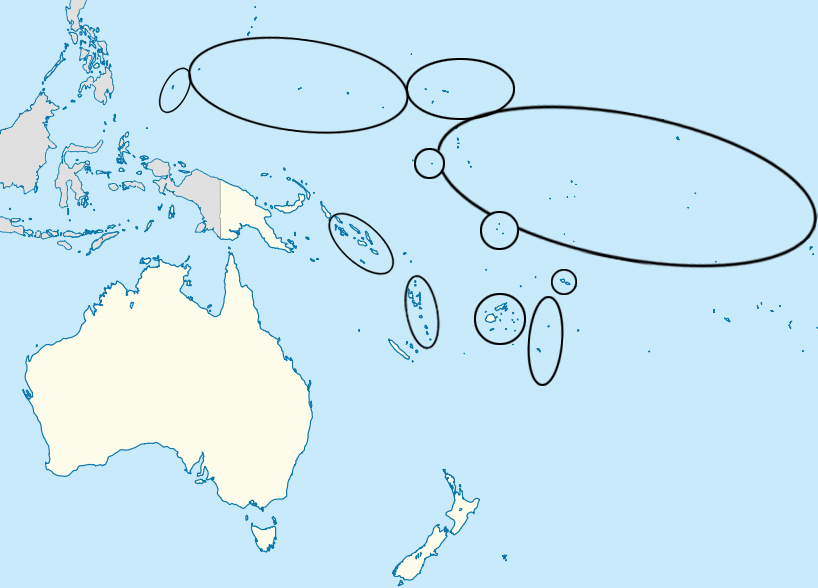 Find the Oceanic Capitals - No City Markers Quiz - By timmylemoine1
