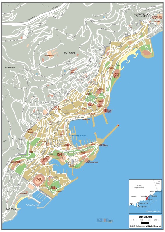 Monaco Physical Geography Quiz - By mucciniale