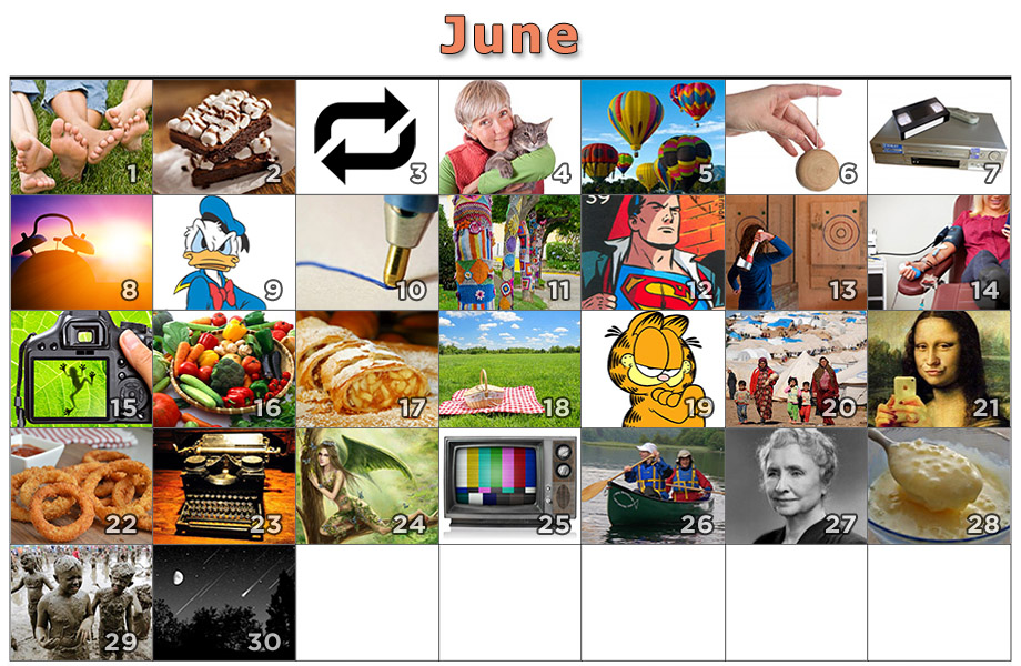 Celebrating Each Day: June Quiz - By kfastic