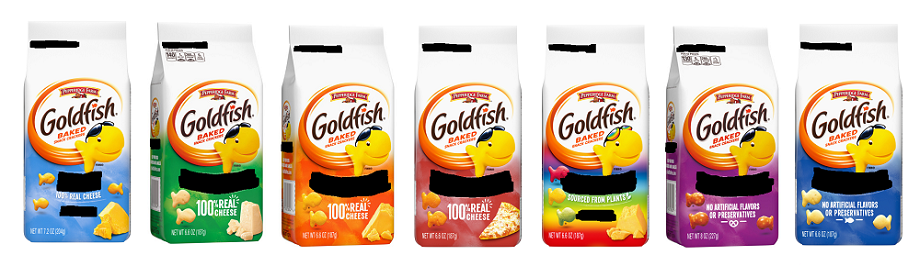 Goldfish Cracker Flavors Quiz - By KevinStu