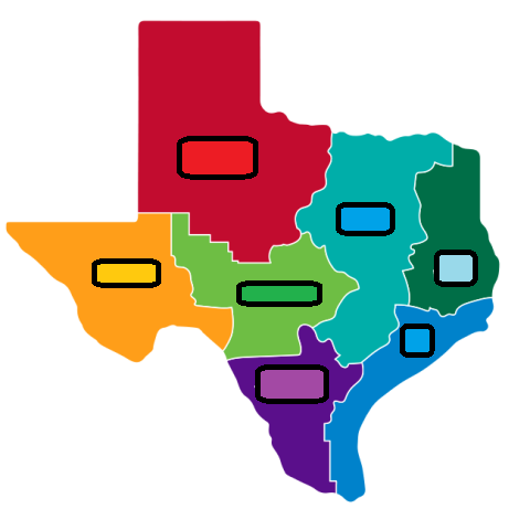 Regions of Texas Quiz - By scole9179