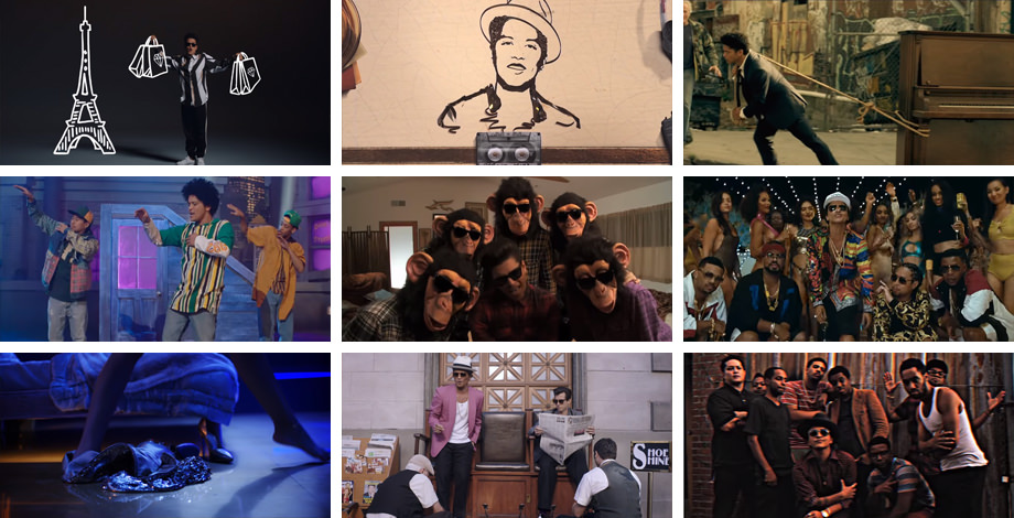 Bruno Mars Song by Video Quiz - By gazzso