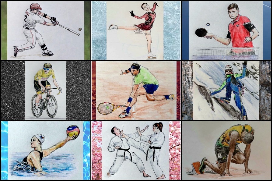 Things I Drew - Sports 1 Quiz - By xyz_