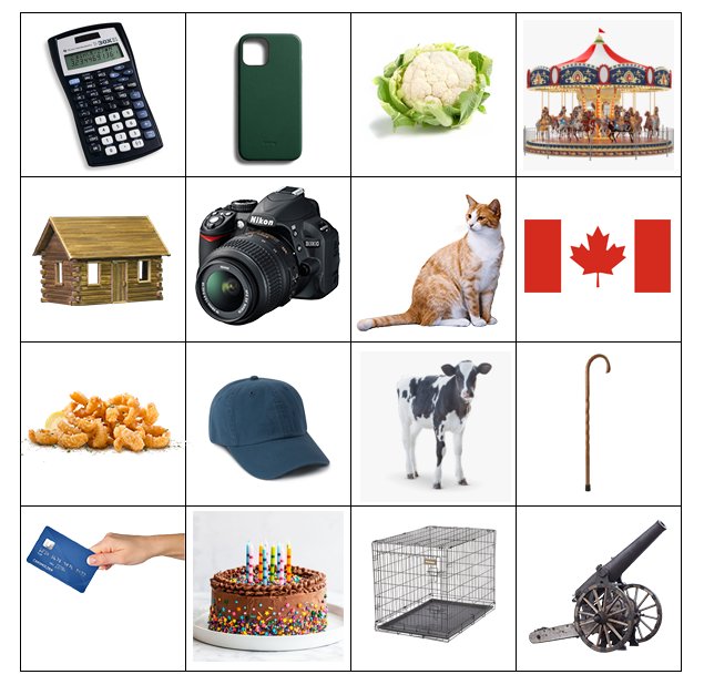 Words That Begin With 'Ca' Picture Click Quiz - By johncenafan612