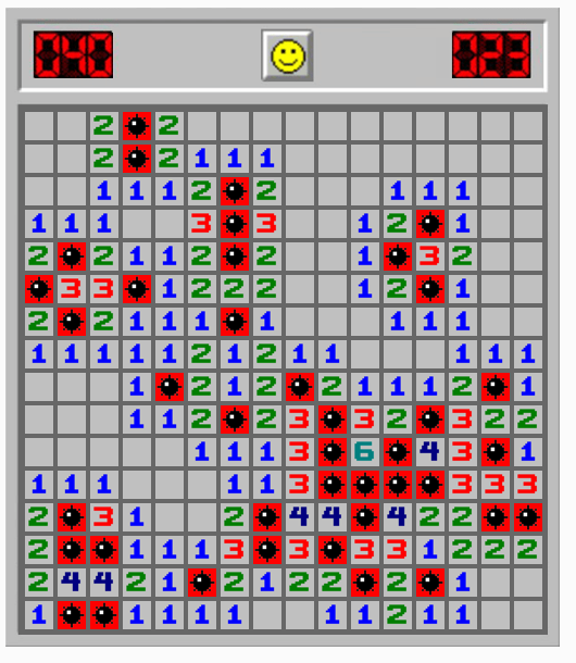 Minesweeper 023 (Intermediate) Quiz - By JoeCoolJRRT