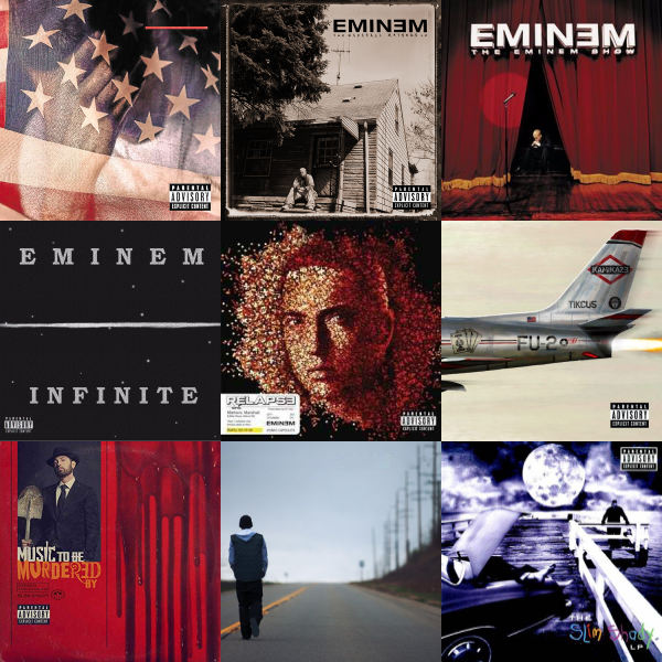 Outside the Box Blitz: Eminem Albums Quiz - By GeoEarthling