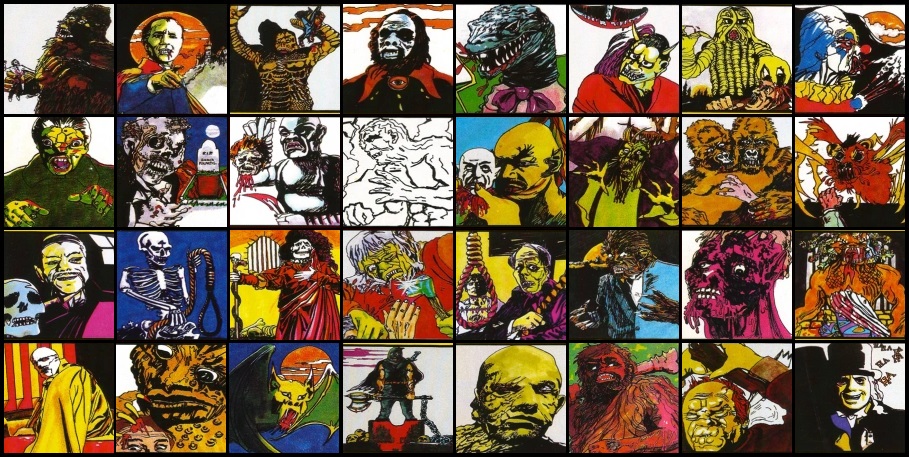 Horror Character by Top Trump Card Image Quiz - By Carlwev