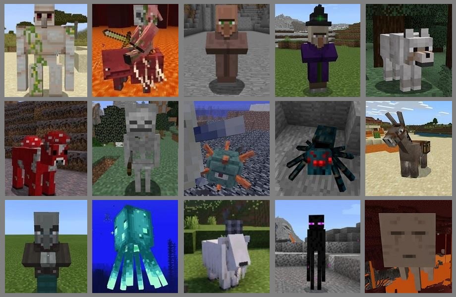 Find the Scrambled Minecraft Mobs Quiz - By jimbaz
