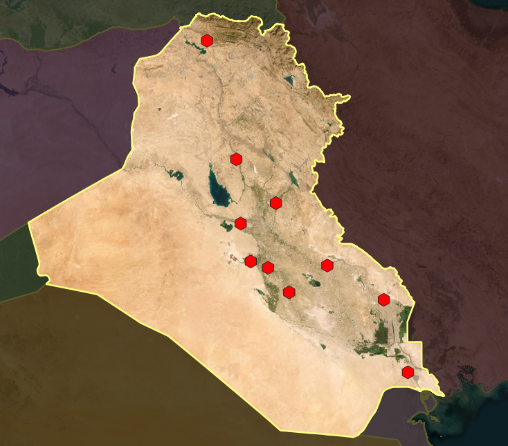 World Cities: Iraq II Quiz - By joeydeka