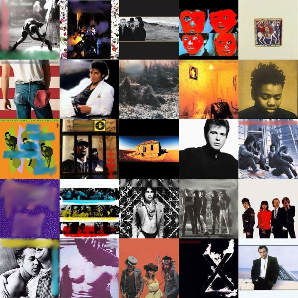 Pick the Best Albums of the 80s Quiz - By Noldeh