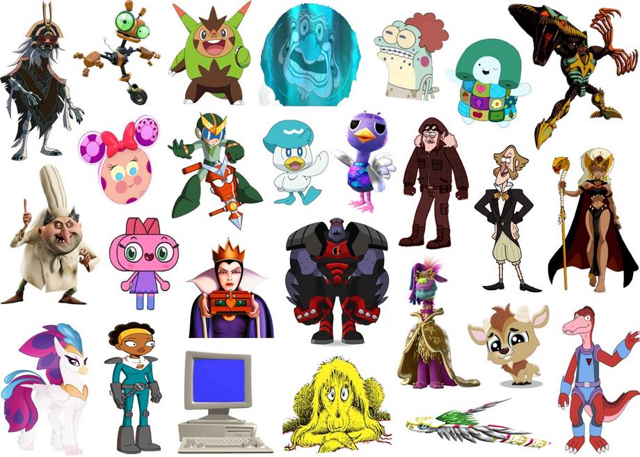 Click the 'Q' Cartoon Characters II Quiz - By ddd62291