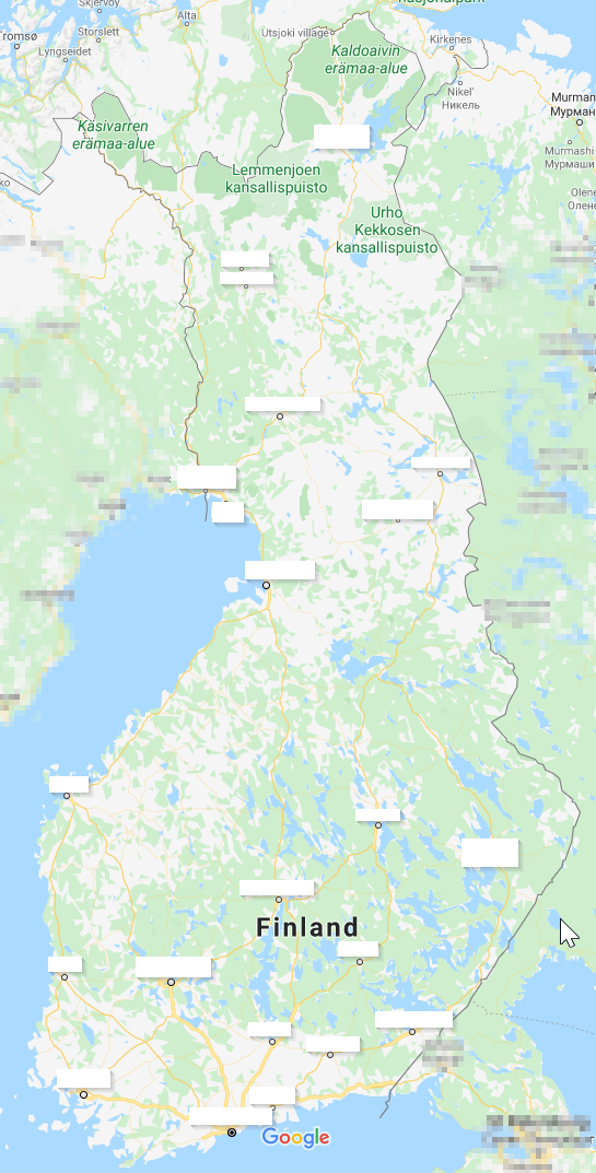 Mapped: Finland Quiz - By treessimontrees