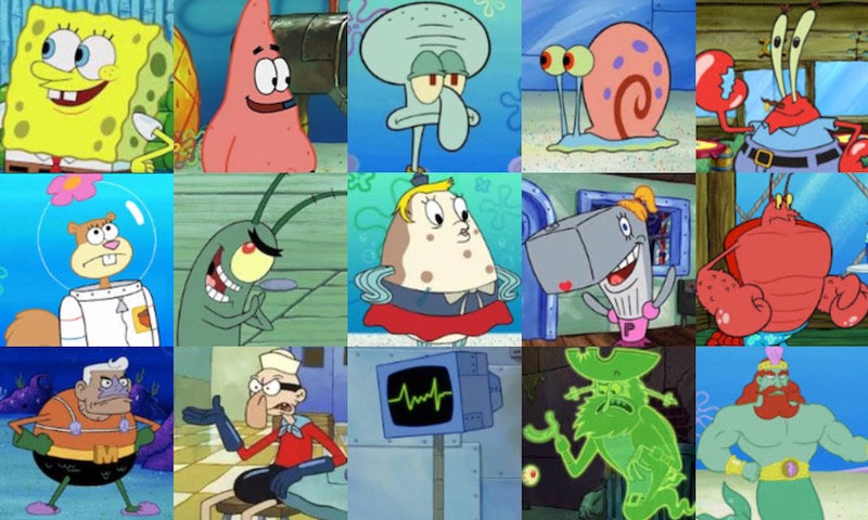 All Spongebob Squarepants Characters