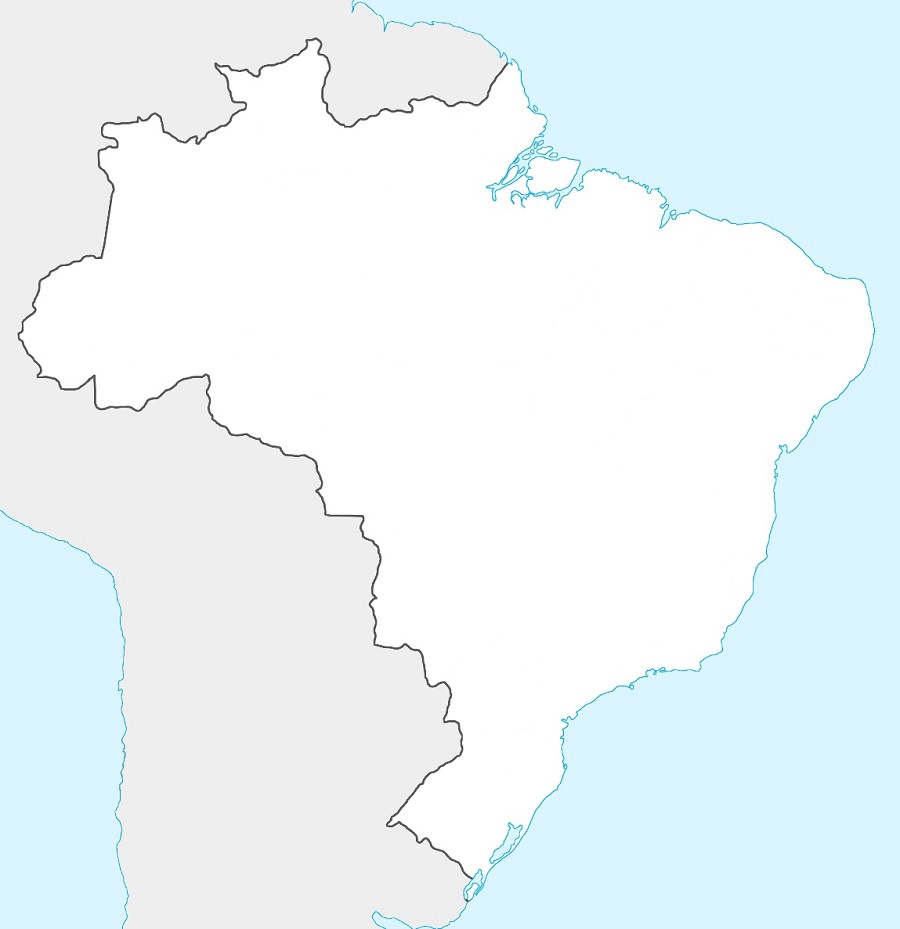 Find the States of Brazil on a Blank Map Quiz - By lkgo30921