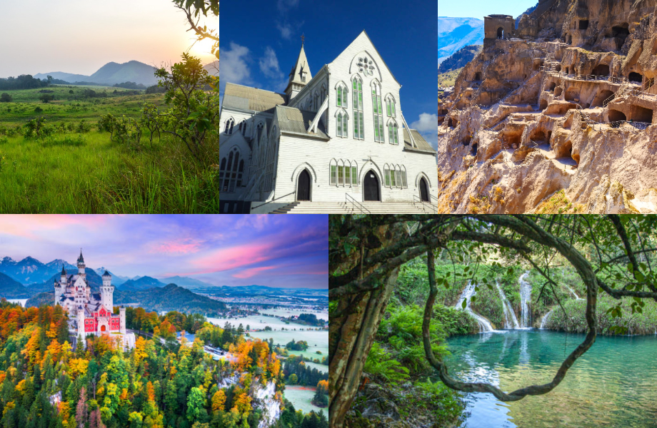 'G' Country Landmarks by Continent Quiz - By Pigeonface