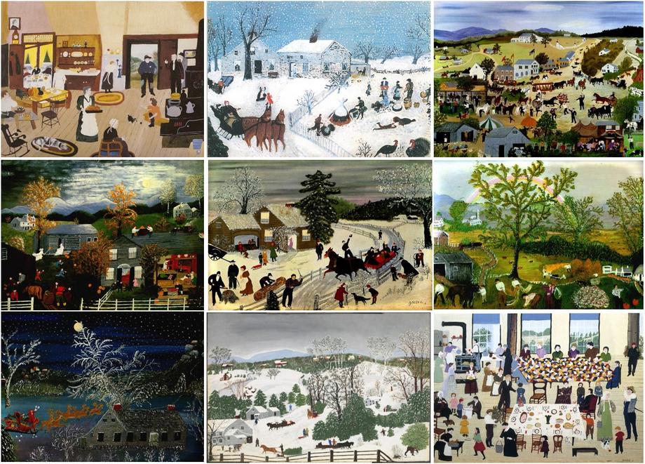 Grandma Moses Art Quiz - By hazelnuts