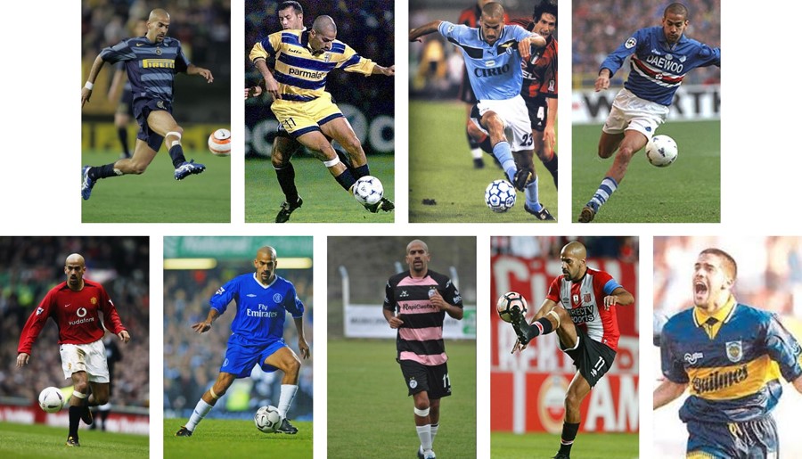 Click the clubs of Juan Sebastián Verón Quiz - By MD_Law