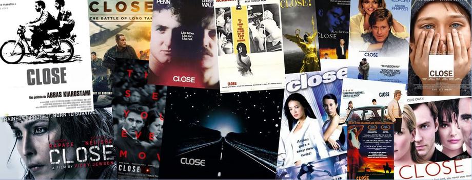 Find the CLOSE Movie Poster Quiz - By mucciniale
