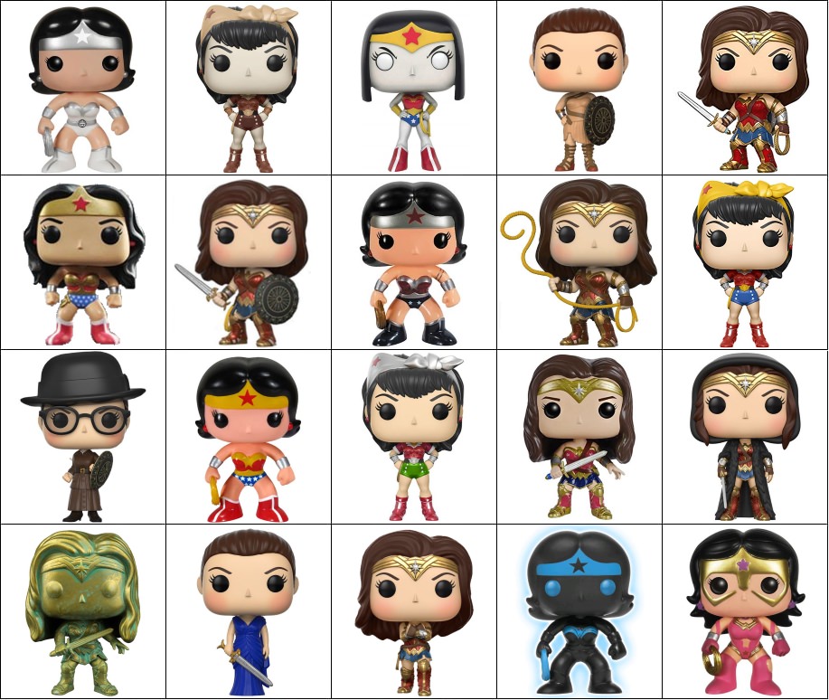 Funko Pop! Wonder Woman Variants Quiz - By rychu_supadude