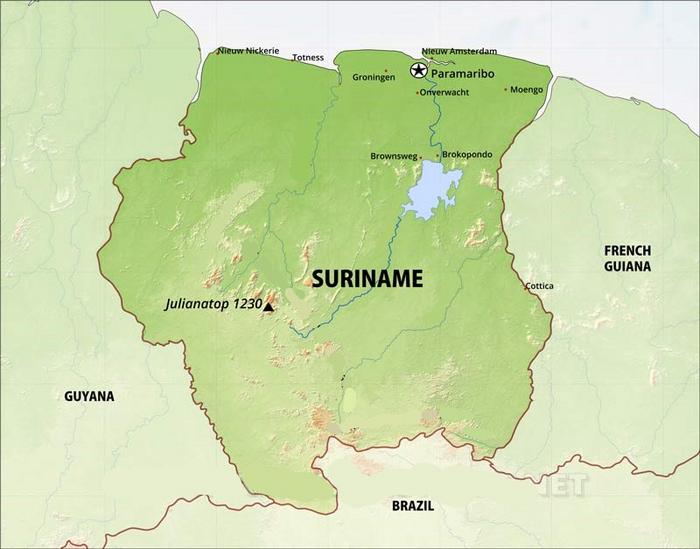 Suriname Physical Geography Quiz - By mucciniale