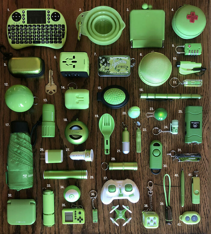 Label 42 Green Things Quiz - By treessimontrees