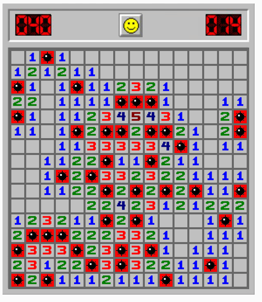 Minesweeper 014 (Intermediate) Quiz - By JoeCoolJRRT