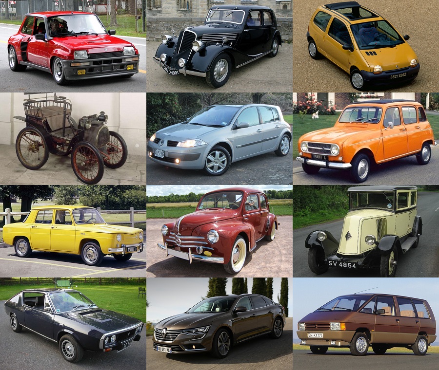 Renault Cars Over Time Quiz - By alvir28