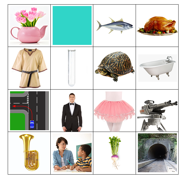 Words That Begin With 'Tu' Picture Click Quiz - By johncenafan612