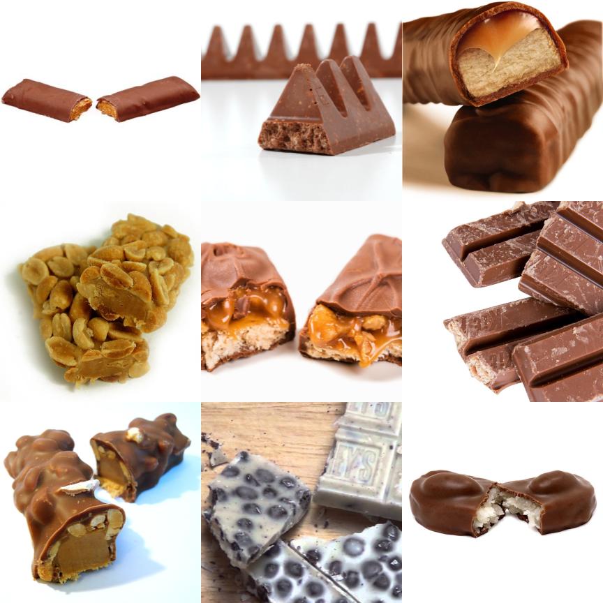 9 in 30: Candy Bars Quiz - By CooCooCachoo