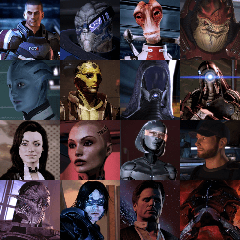 Mass Effect Character Blitz Quiz - By Thebiguglyalien