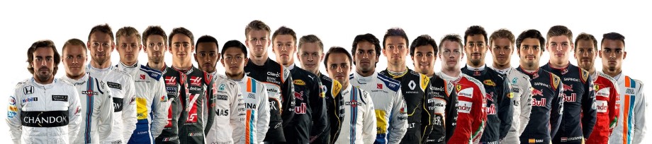 Formula 1 Drivers in 2016 (Picture Click) Quiz - By arcyli
