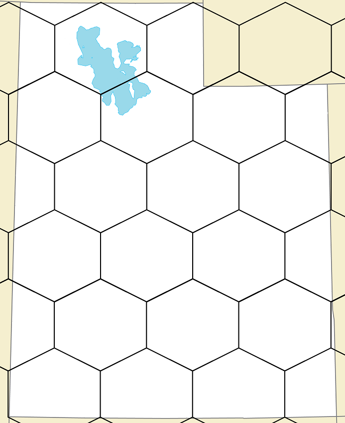 Fill the Hex Map of Utah Quiz - By Acntx