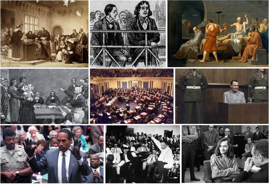 Famous Trials by Picture Quiz - By hazelnuts